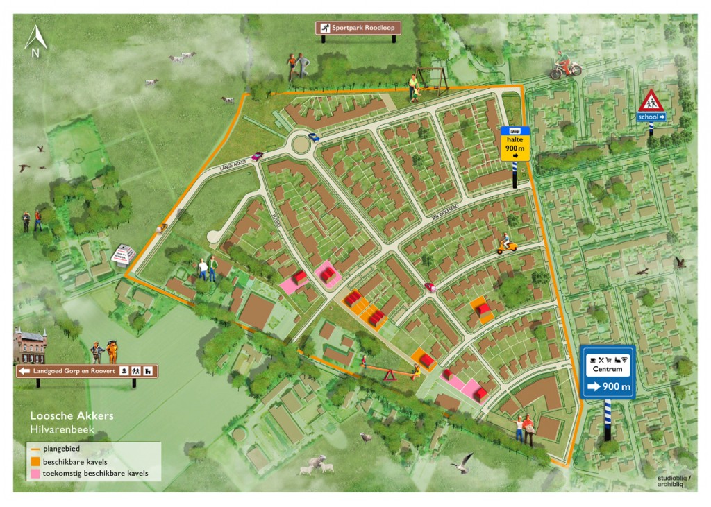 Getekende plattegrond | visualisatie van plangebieden | illustratie ...