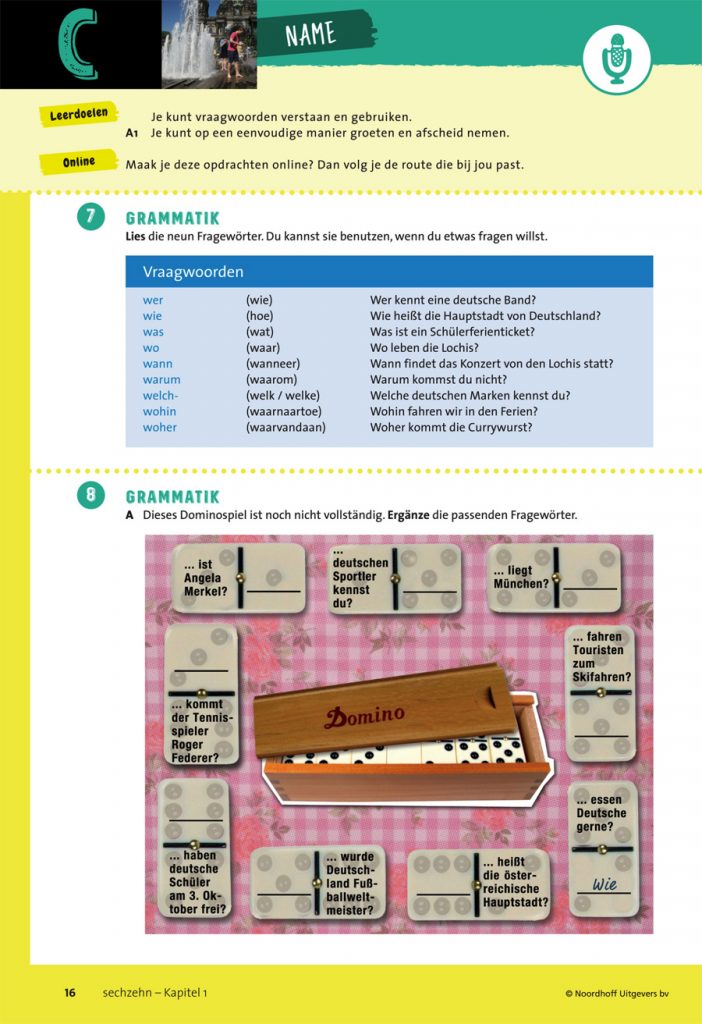 Educatieve illustraties en infographics voor TrabiTour, methode Duits ...